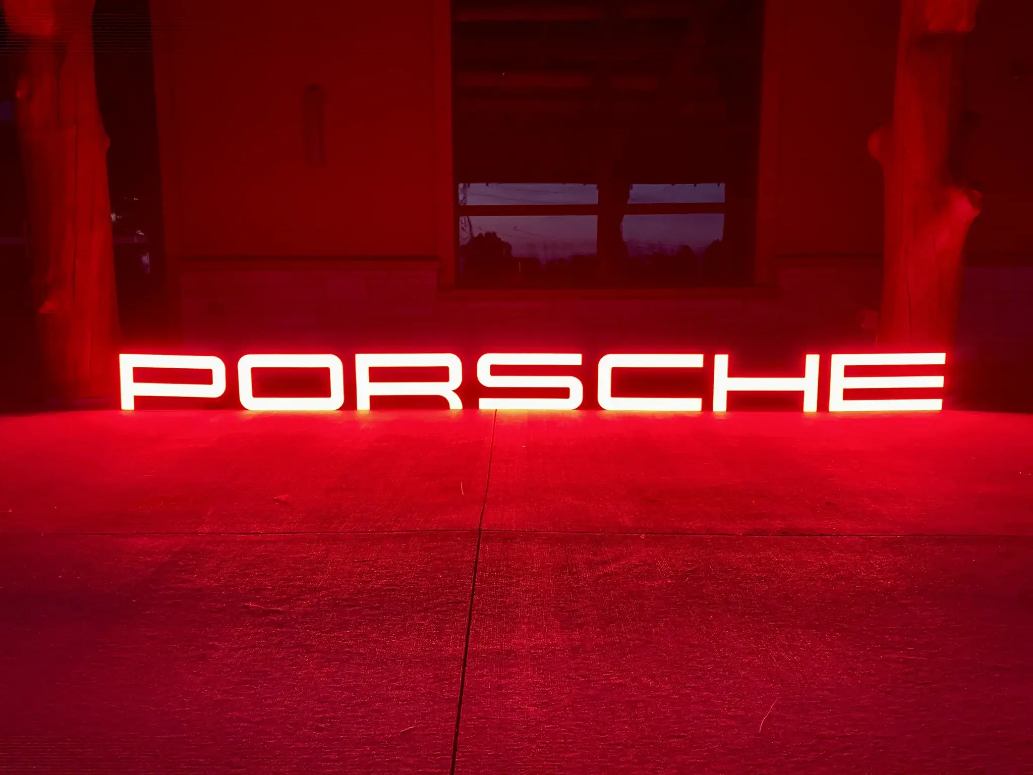 Illuminated Porsche Dealership Sign (15') | PCARMARKET