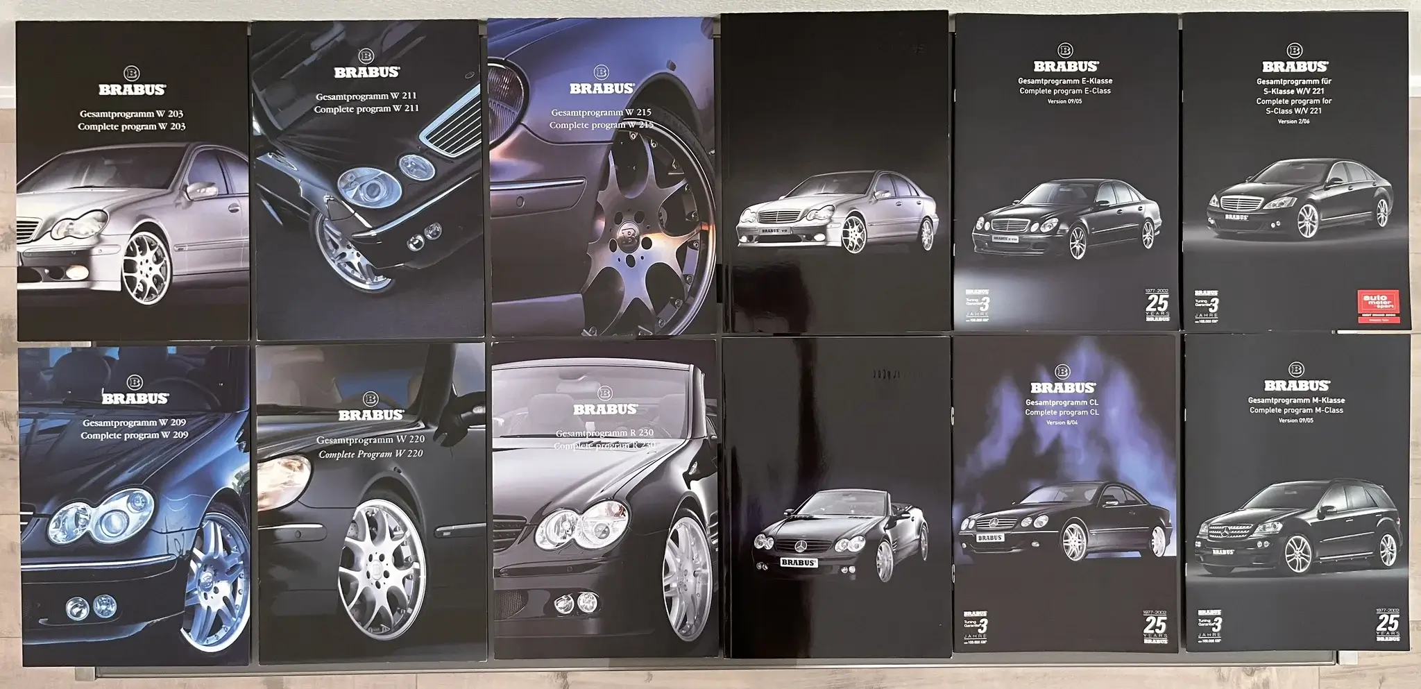 No Reserve 12-Piece Mercedes-Benz Brabus Literature Collection | PCARMARKET