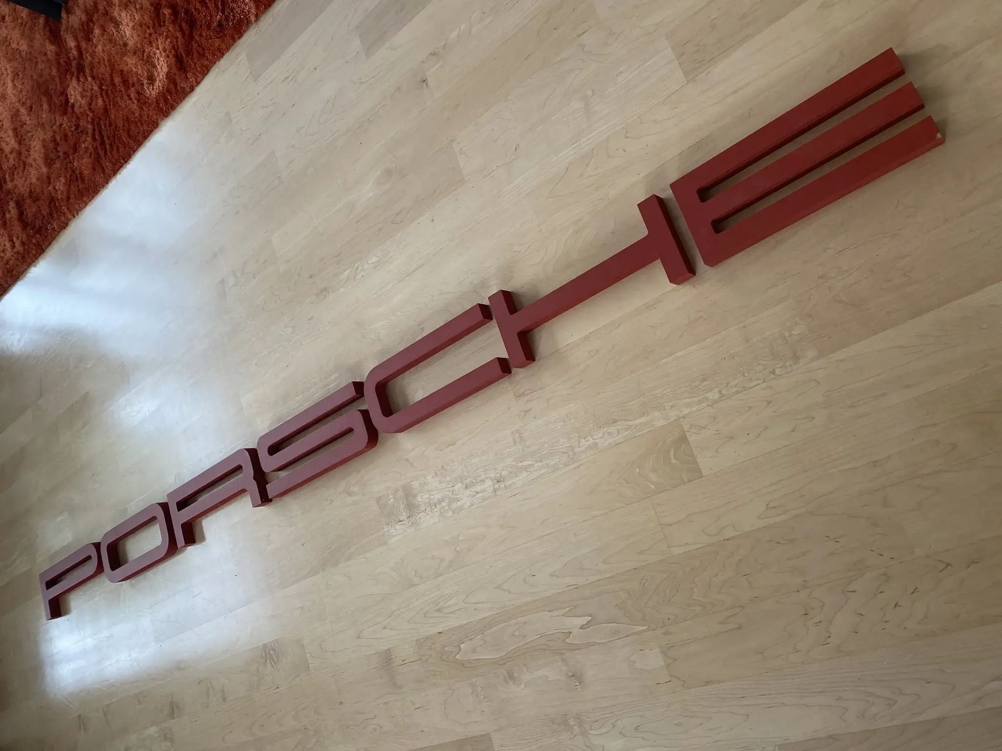 MP: Porsche Wooden Letters | PCARMARKET