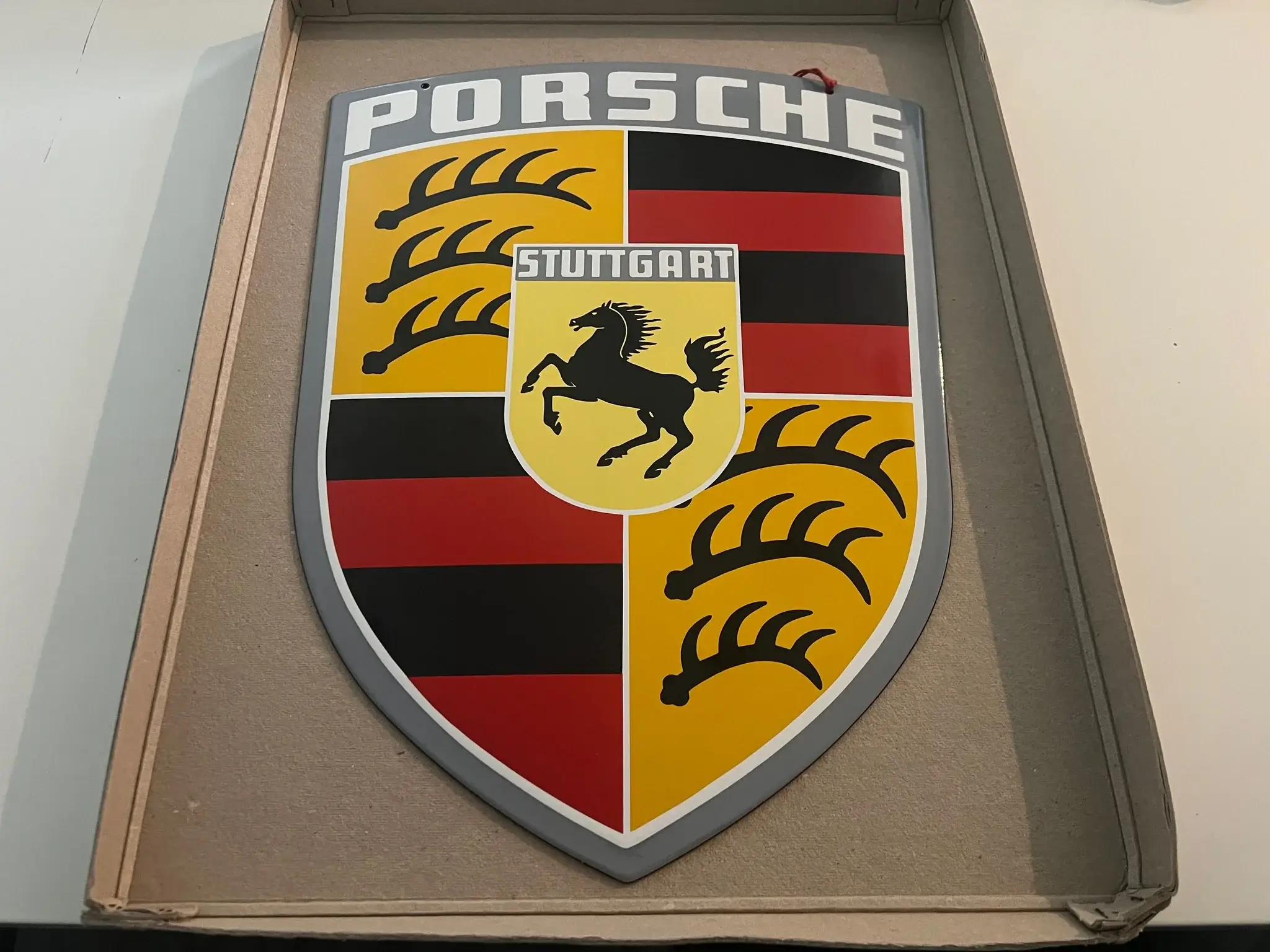 MP: Enamel Porsche Dealership Crest | PCARMARKET