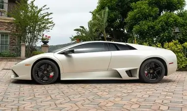 balloon white lamborghini murcielago