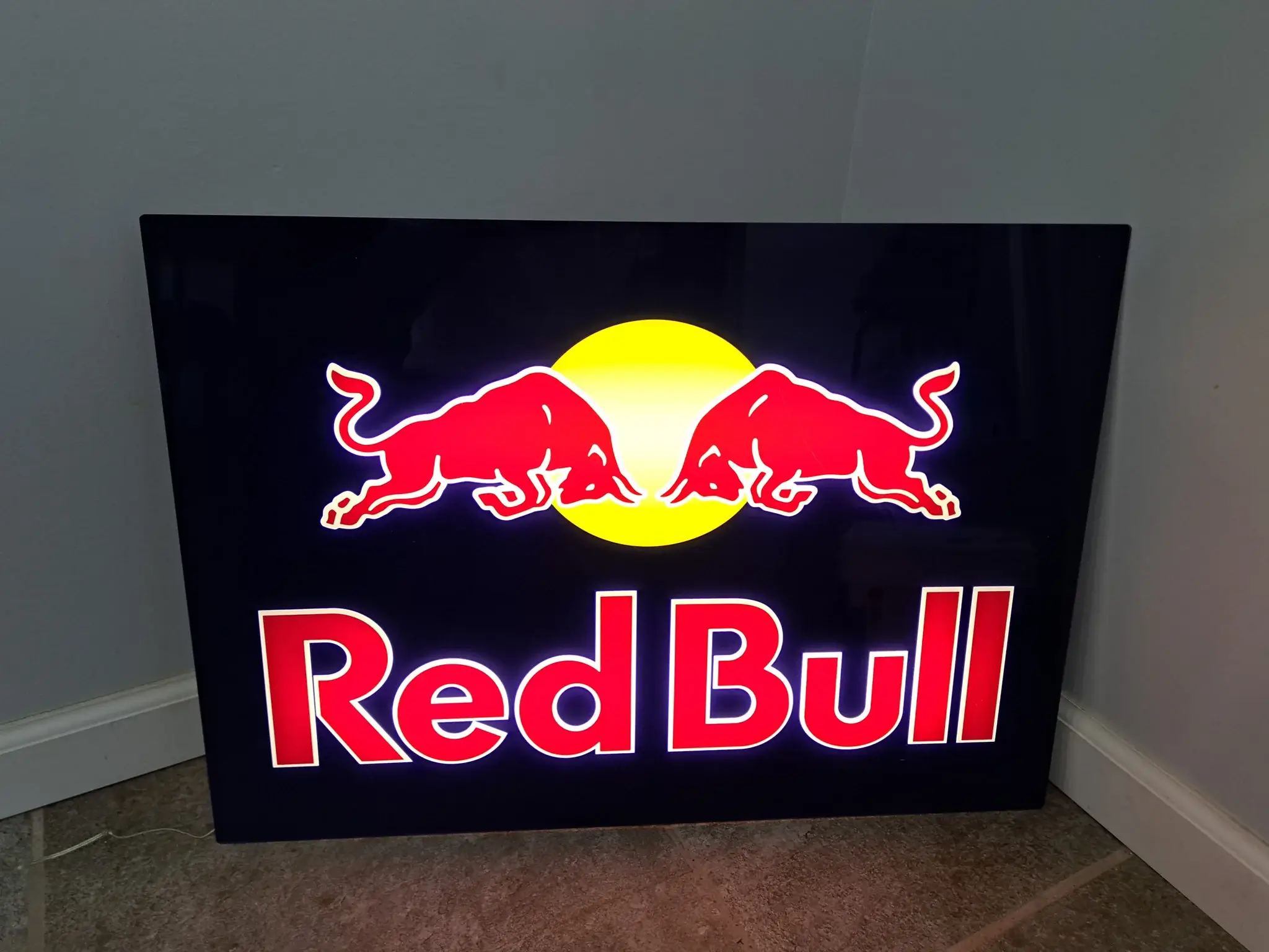MP: Illuminated Formula 1 Red Bull Racing Sign | PCARMARKET
