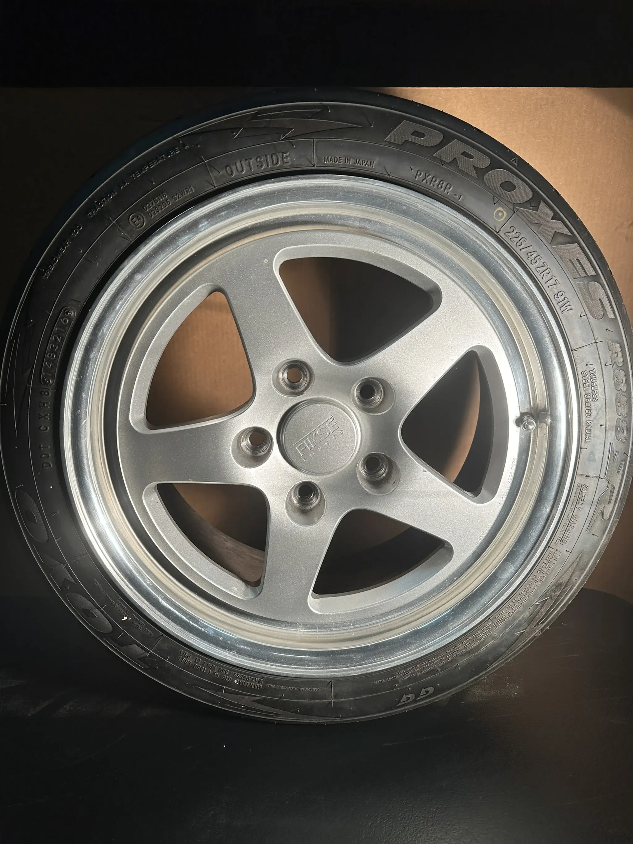 MP: Set of Fikse Fm5 Classic Forged Wheels and Toyo R888 Tires | PCARMARKET