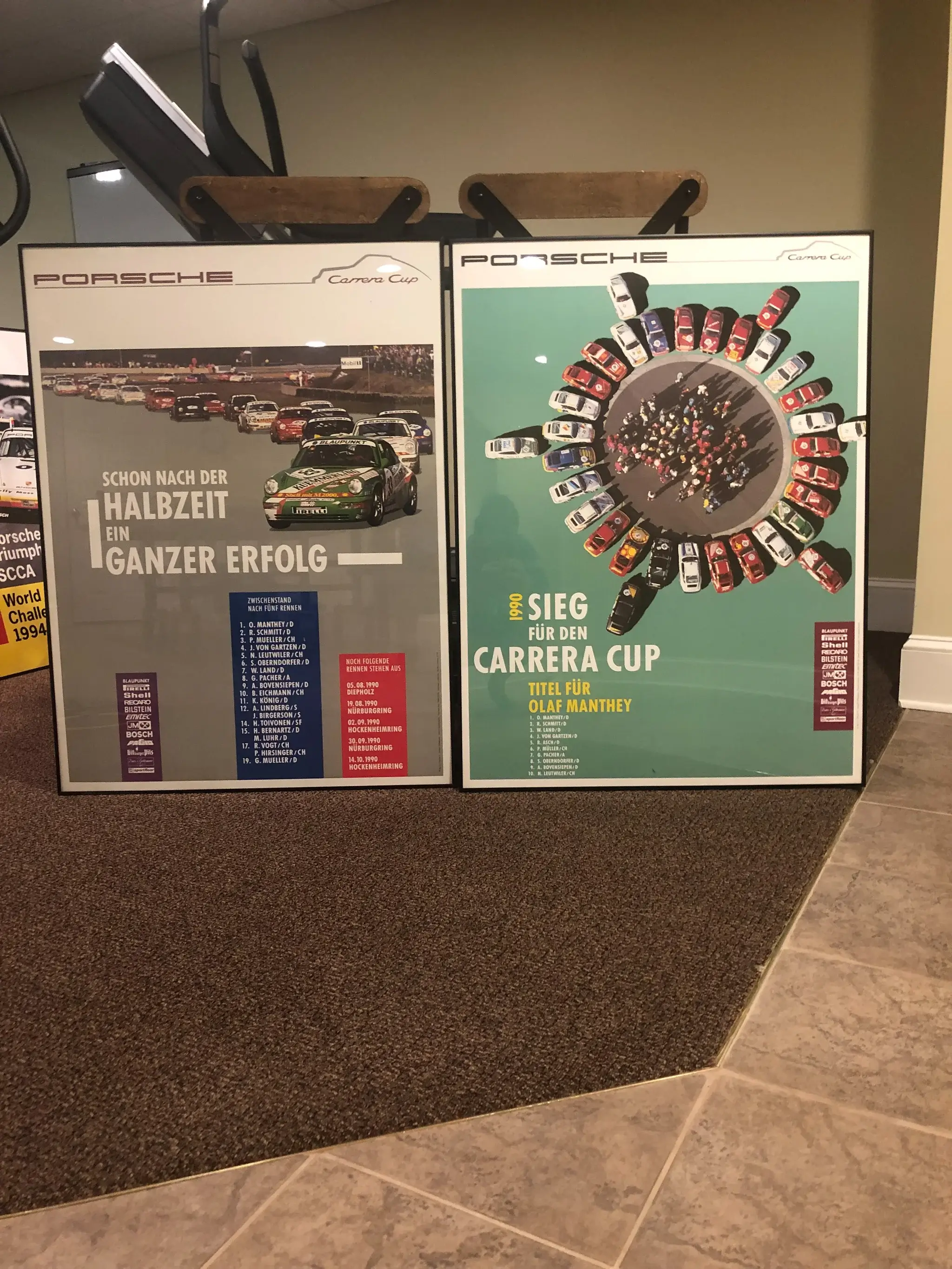 No Reserve Porsche Carrera Cup and Super cup Poster Collection | PCARMARKET