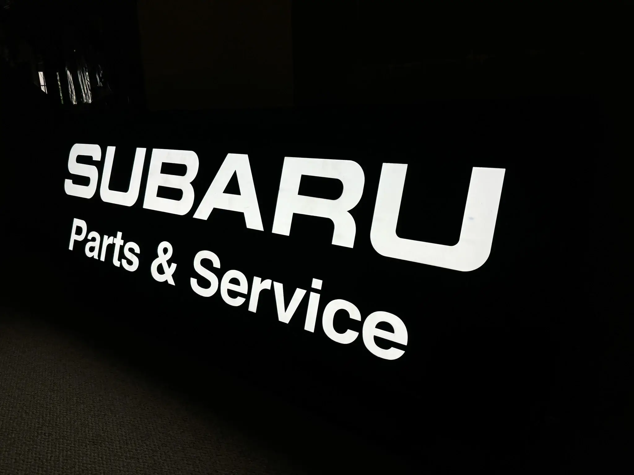 MP: Illuminated Subaru Parts & Service Sign | PCARMARKET