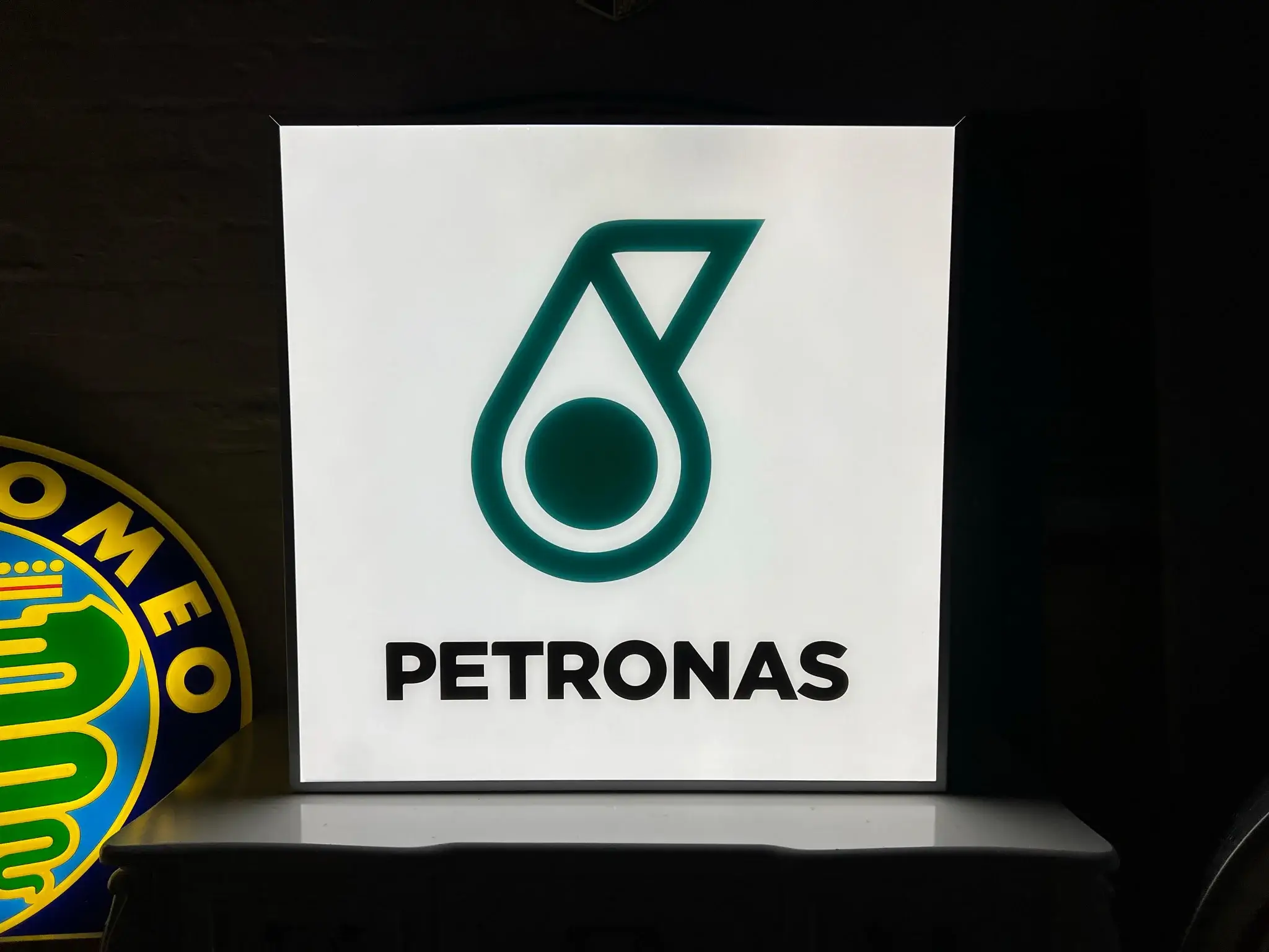 MP: 2000's Illuminated Petronas Silverstone F1 Event Sign | PCARMARKET