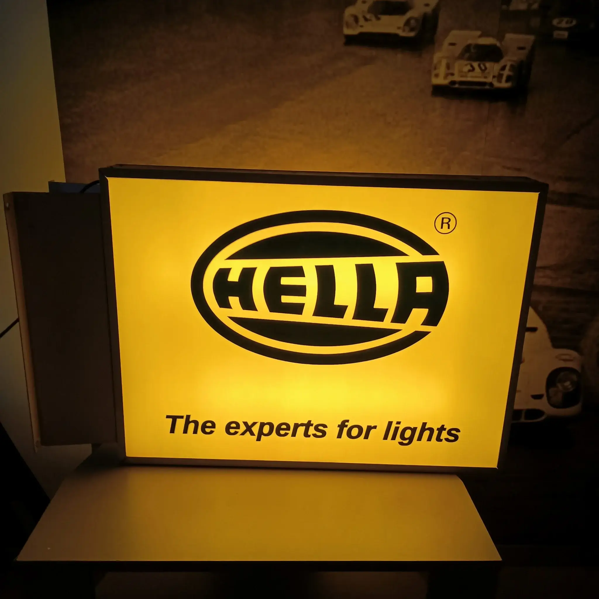 No Reserve Illuminated Hella Sign | PCARMARKET