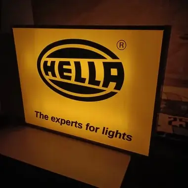 No Reserve Illuminated Hella Sign | PCARMARKET