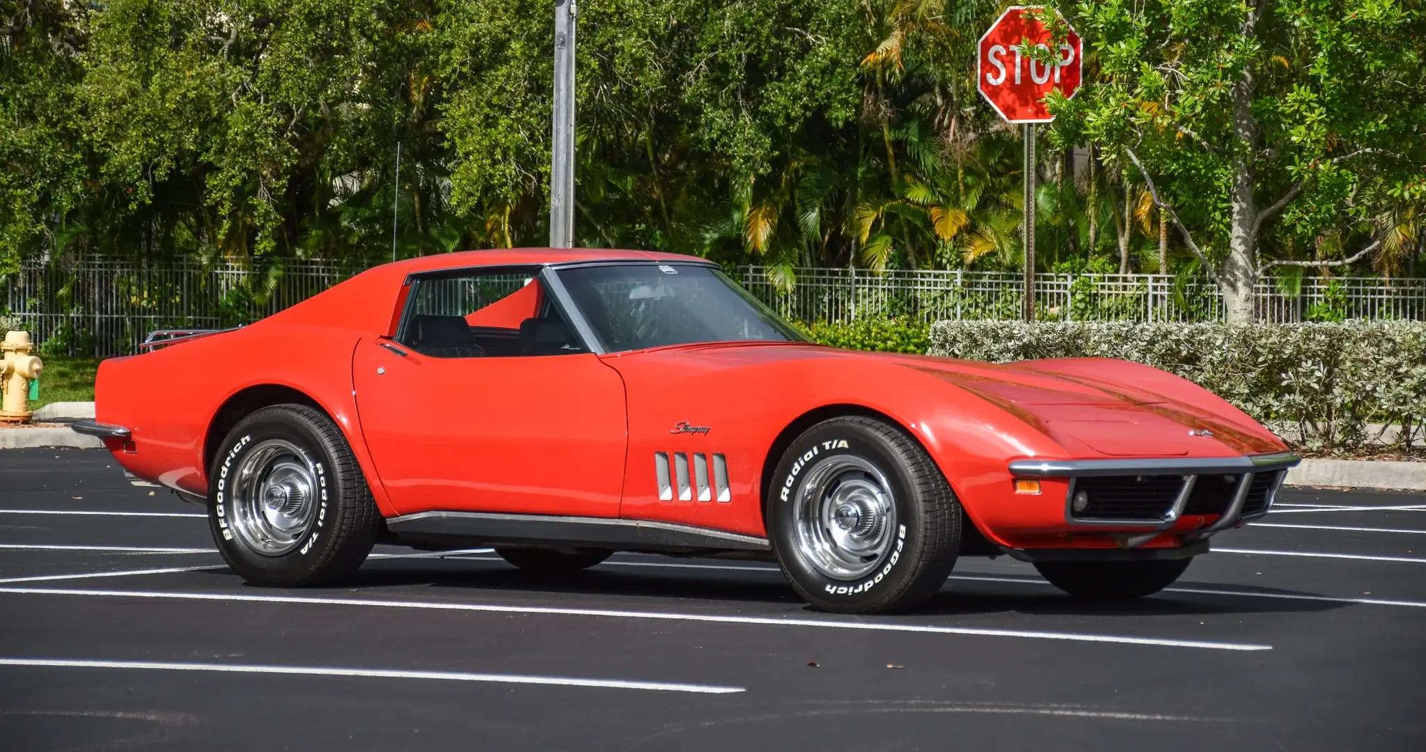 corvette 1969 red