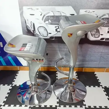 No Reserve Porsche 911 60th Anniversary Stools | PCARMARKET