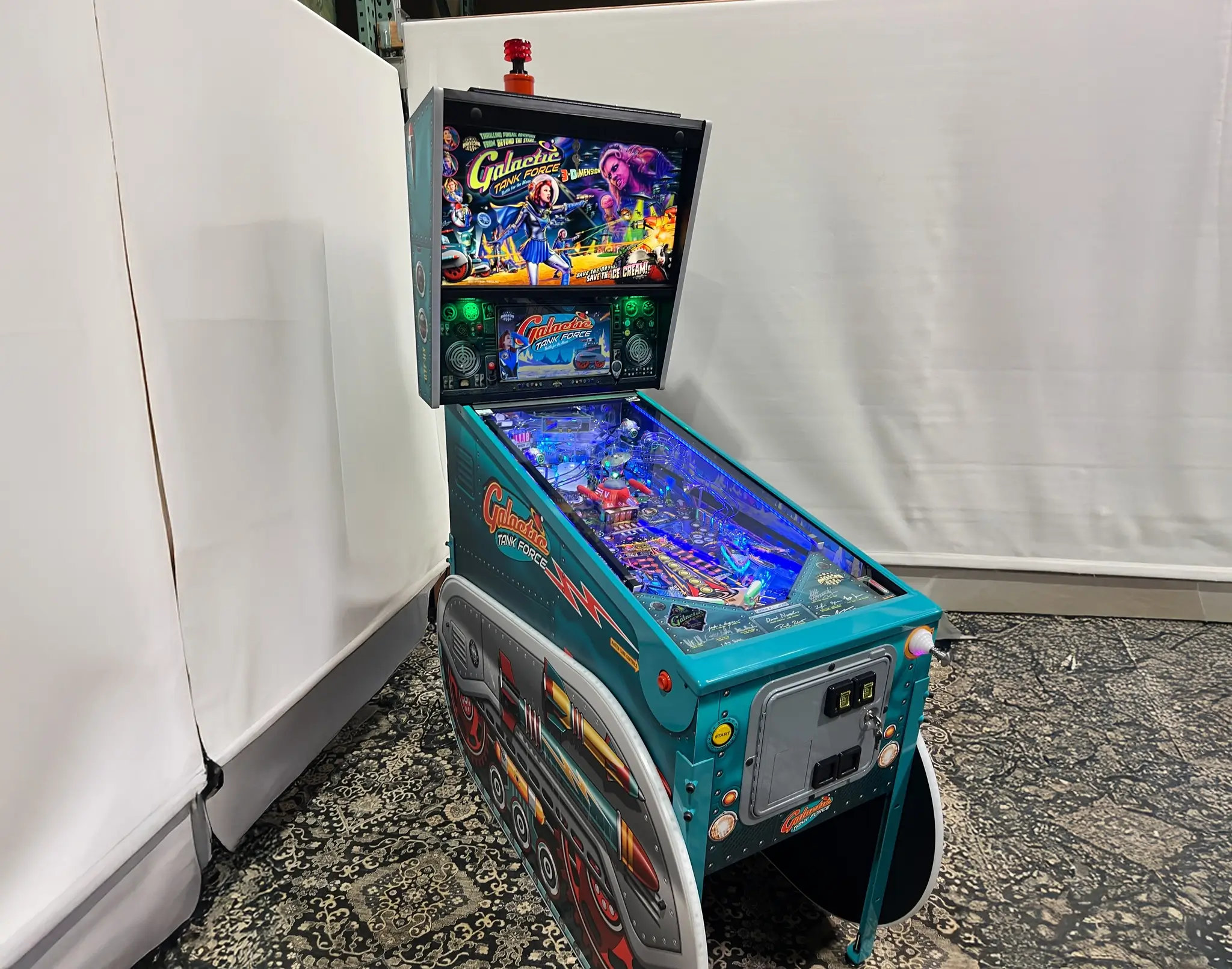 MarketPlace: 1st Pinball Machine Transformer Galactic Tank Force ...