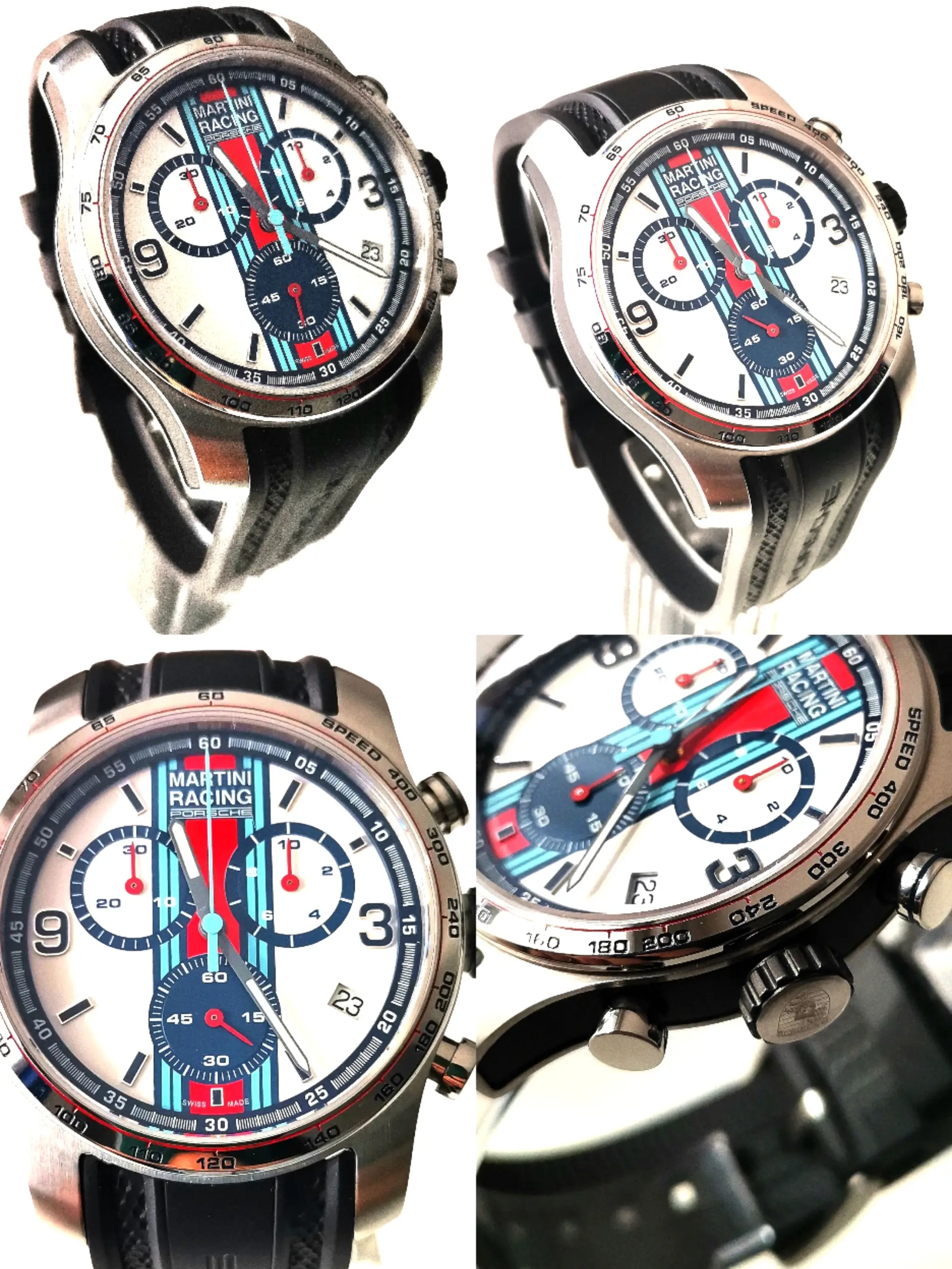 No Reserve Porsche Martini Racing Chronograph Watch | PCARMARKET