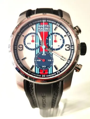 No Reserve Porsche Martini Racing Chronograph Watch | PCARMARKET