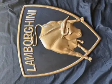 MP: Lamborghini Dealership Shield Sign | PCARMARKET