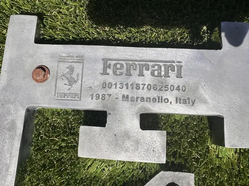 MP: Ferrari F40 Dealership Letter Set | PCARMARKET