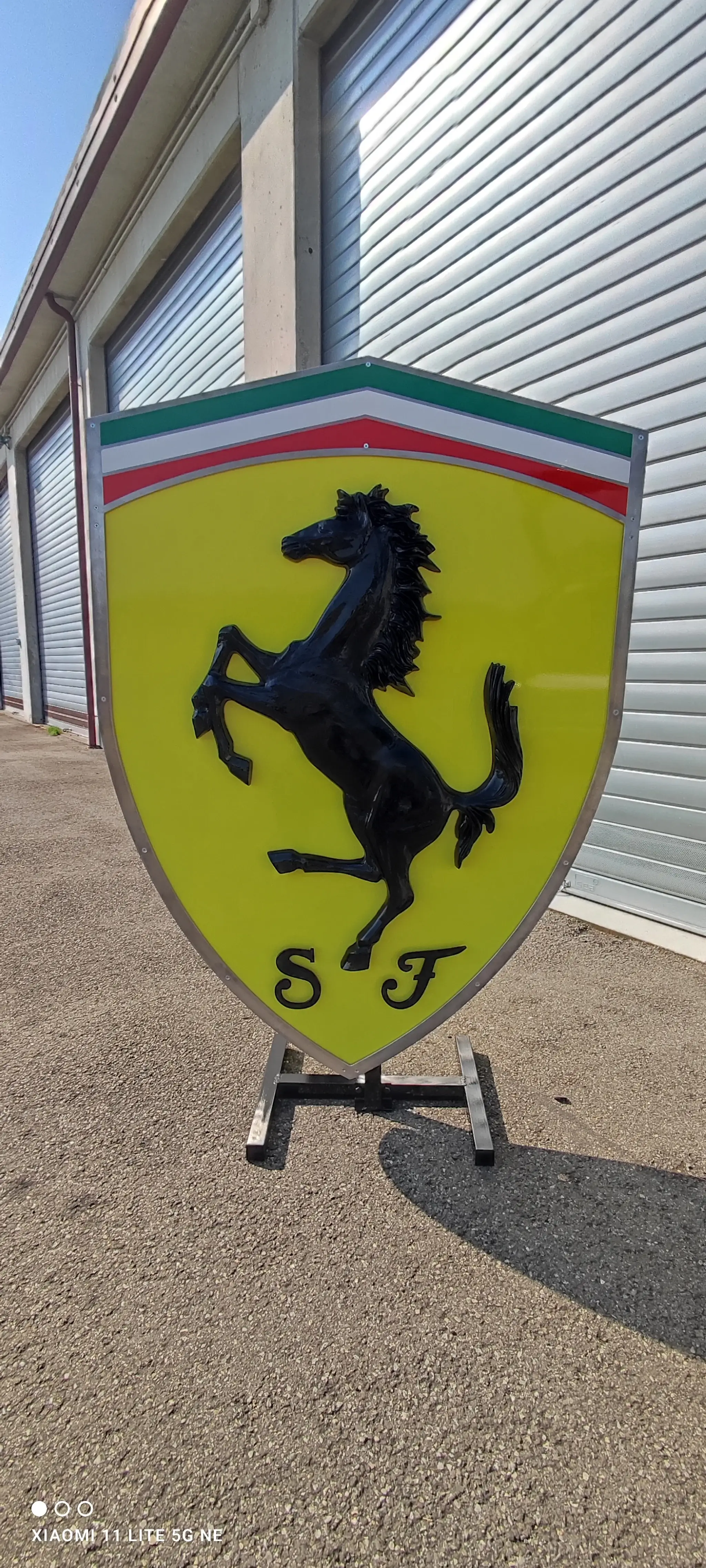 Aluminum Ferrari Shield | PCARMARKET