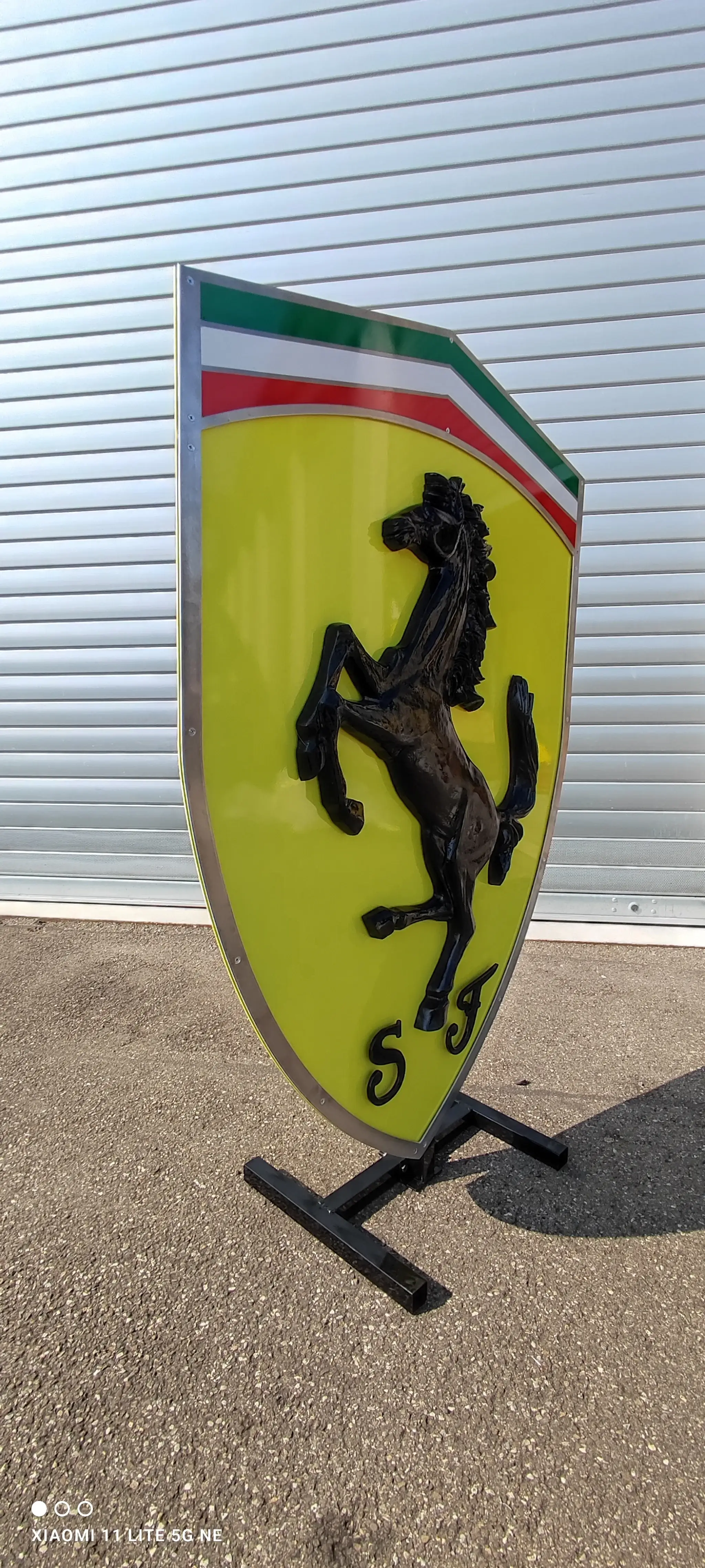 Aluminum Ferrari Shield | PCARMARKET